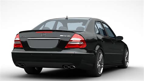 Mercedes Benz E 55 Amg W211 3d Model 80 3ds Unknown Fbx Max Obj Free3d