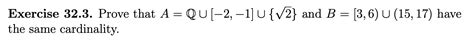 Solved Exercise Prove That A Q And Chegg Com