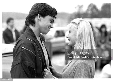 Actor Beau Dremann And Actress Pat Simmons On Set Of The Buena Vista Nachrichtenfoto Getty