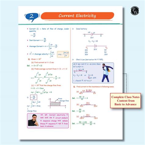 Pw Skc Physics Crush Class 12 Handwritten Format Notes By Saleem Sir