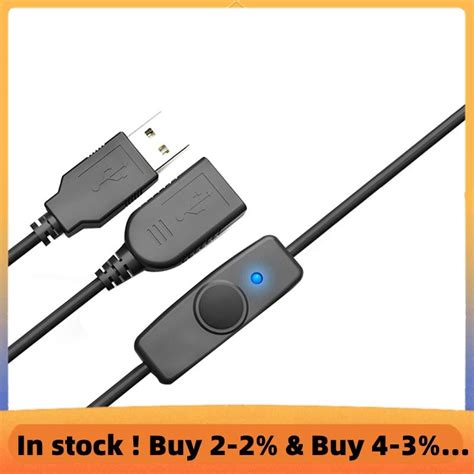 Data Sync Usb 20 Extender Cord Usb Extension Cable With On Off Switch