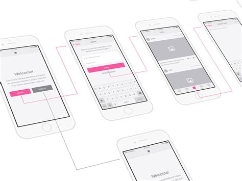 Snap Ui Kit Ios Wireframes Sketch Freebie Download Free Resource For Sketch Sketch App Sources