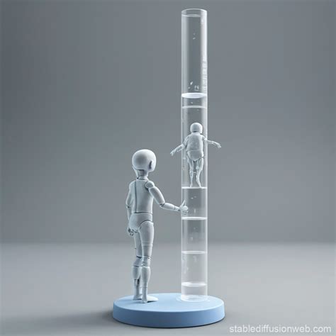 Microscopic Experiment With Tiny Figures Stable Diffusion Online