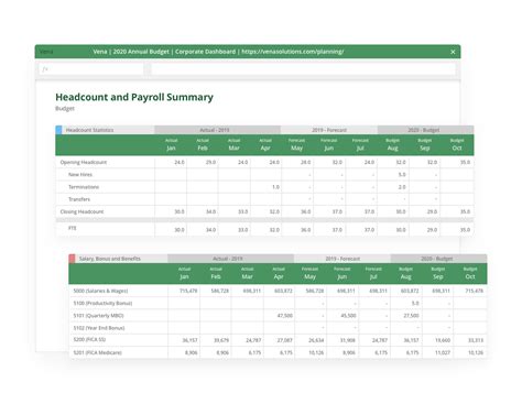 Capex And Opex Software Excel Interface Vena Solutions