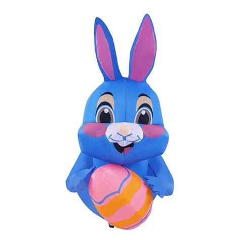 1 Pcs Easter Holiday Inflatable Rabbit Outdoor Decoration Cute Rabbits