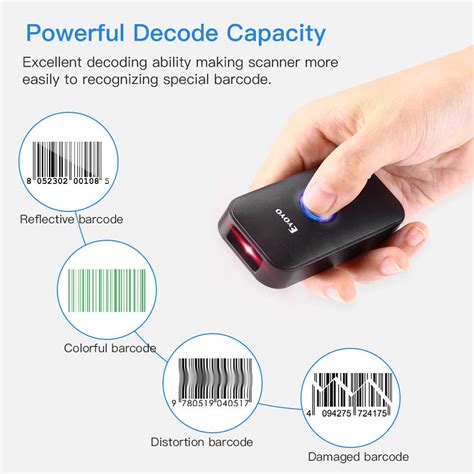 Eyoyo Mini 1d Bluetooth Barcode Scanner 3 In 1 Bluetooth And Usb Wired And 2 4g Wireless Barcode