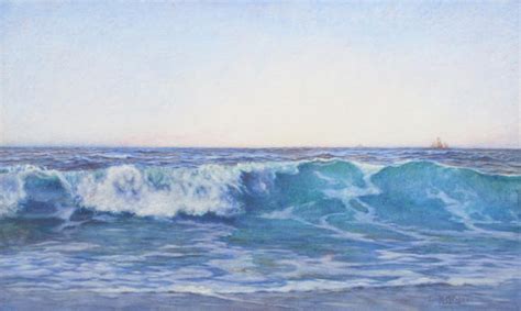 Bonhams Erle Foster Newey British Born 1888 Seascape 34 5 X 55cm