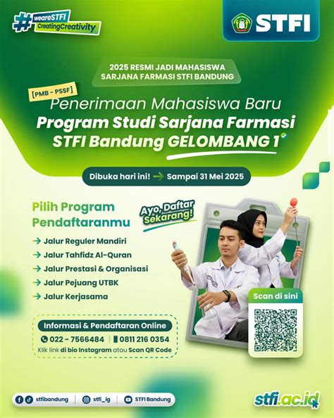 Penerimaan Mahasiswa Baru Pssf Sekolah Tinggi Farmasi Indonesia