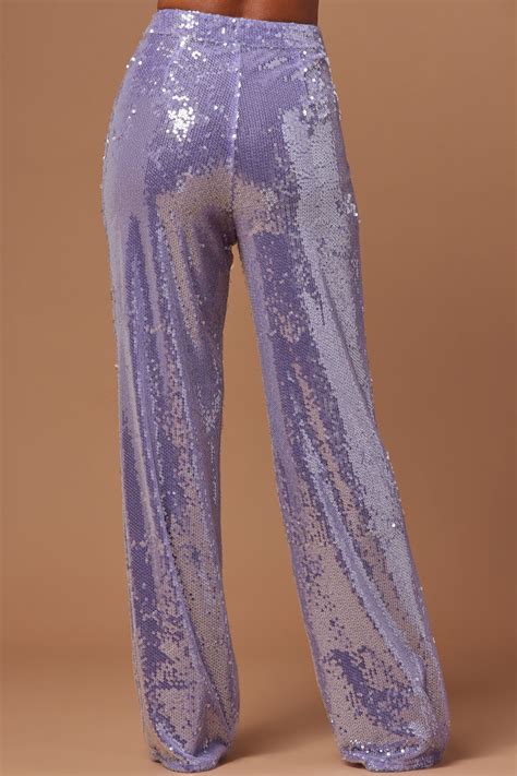 Sofia Sequin Pant Lavender Fashion Nova