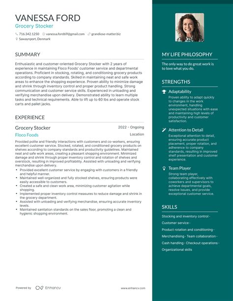 3 Successful Grocery Stocker Resume Examples And Writing Tips For 2024