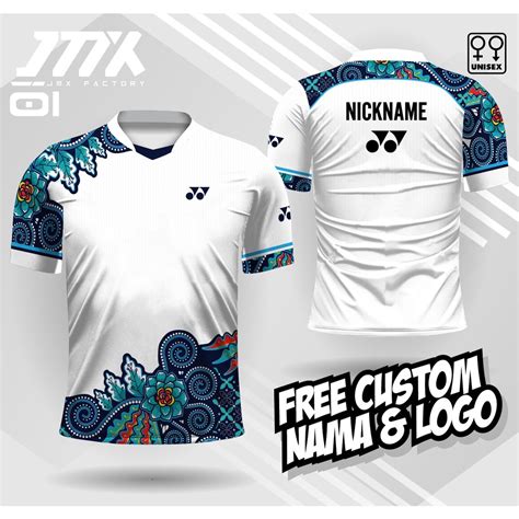 Badminton Jersey Batik Badminton Jersey Yonex Badminton Jersey