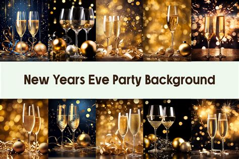 New Years Eve Party Background Gráfico Por Pamilah · Creative Fabrica