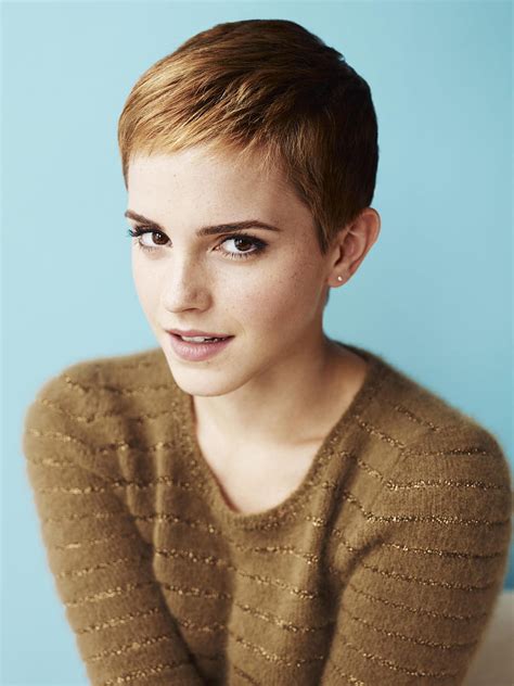 Emma Watson Short Hair Photoshoot