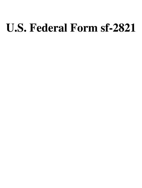 Opm Sf 2821 1995 2022 Fill And Sign Printable Template Online Us