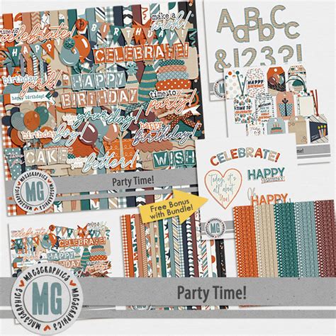 Party Time Bundle Digital Art