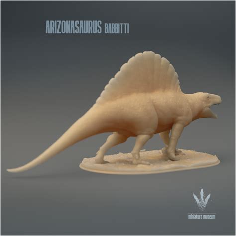 3d Printable Arizonasaurus Babbitti Roar By Miniature Museum