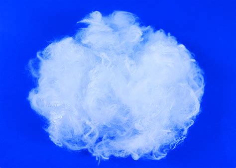 Mengisi Bahan Serat Asam Polylactic 6dx64mm Pla Staple Fiber Tahan Kimia