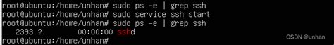 Ubuntu 怎么开启sshubuntu Ssh Csdn博客