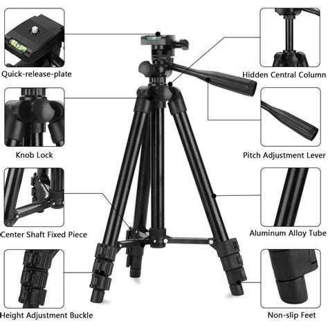 Jual Tripod 3120 Lipat Universal Hp Camera 1meter Free Holder U Free Sarung Tripod Shopee