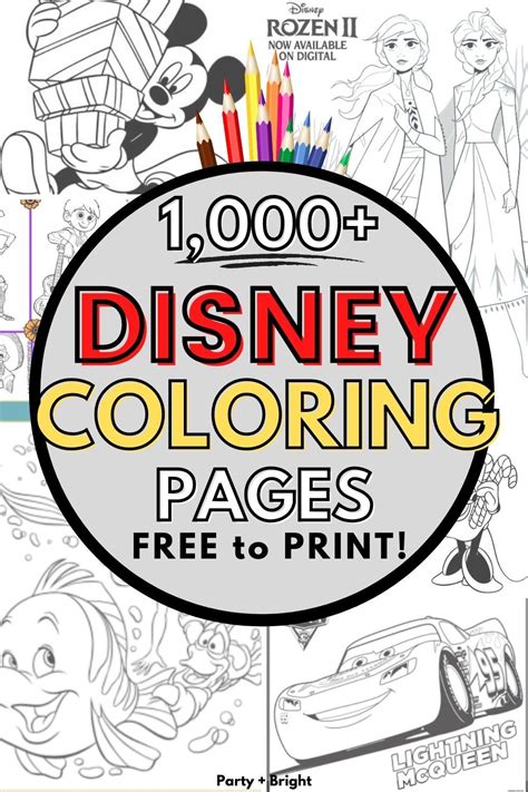 Free Disney Coloring Pages Artofit