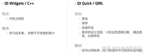 Qt Quick 和 Widgets 的对比 知乎