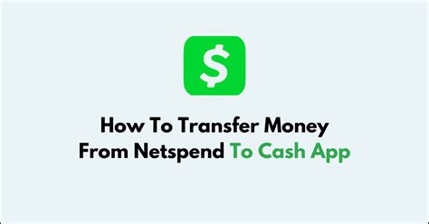 How To Transfer Money From Netspend To Cash App Networkbuildz