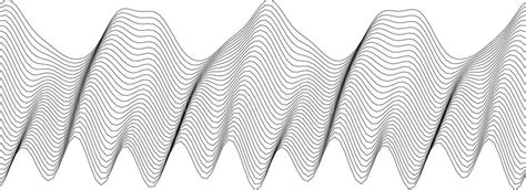 Abstract Wave Pattern Design For Backgrounds Or Decorative Art Projects Stock Illustration