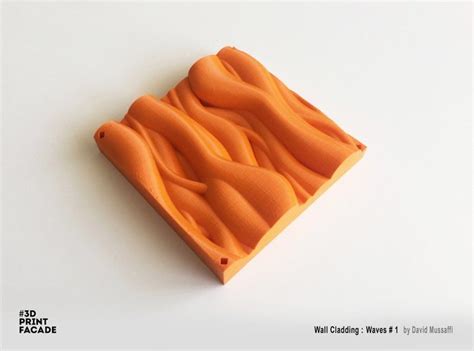 3d Printed Wall Cladding Waves 1 By David Mussaffi Pinshape 3d Printed Wall Cladding Waves 1 By David Mussaffi Pinshape