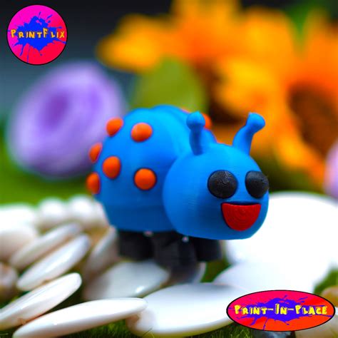 Free Stl File Cute Flexi Tiny Ladybug 🐞 ・design To Download And 3d Print・cults