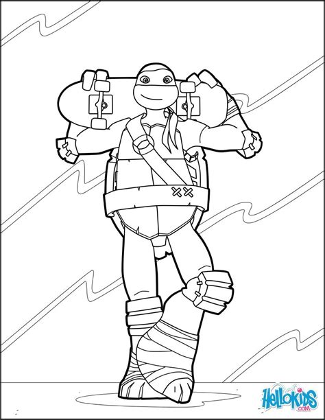 Tmnt Donnie Coloring Page