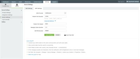 How To Configure The Mail Server In Exchange Reporter Plus