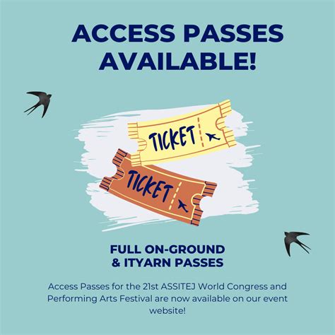 World Congress Access Passes Now Available Assitej International