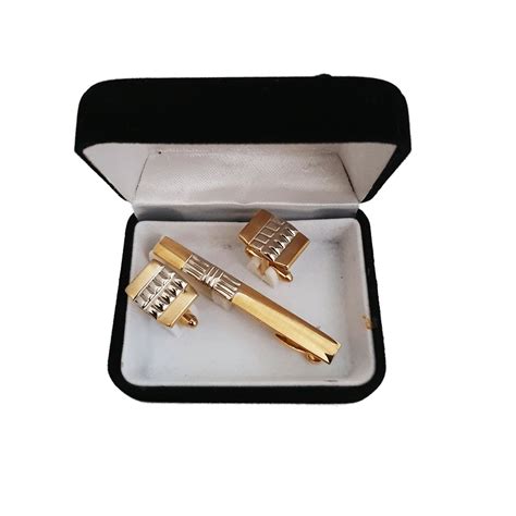 Tie Pin And Cufflink Set Two Tone Shop Today Get It Tomorrow
