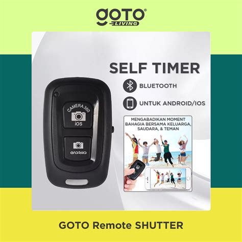 Jual Goto Shutter Remote Bluetooth Kamera Hp Remot Selfie Camera Smartphone Shopee Indonesia