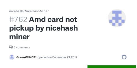 Amd Card Not Pickup By Nicehash Miner · Issue 762 · Nicehash