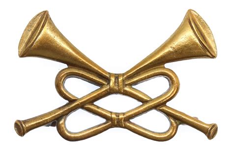 British Army Cavalry Trumpeters Arm Badge