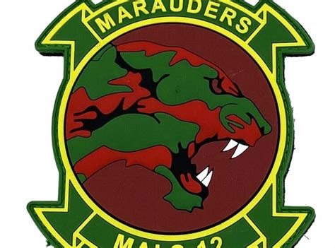 Mals 12 Marauders Pvc Patch Squadron Nostalgia
