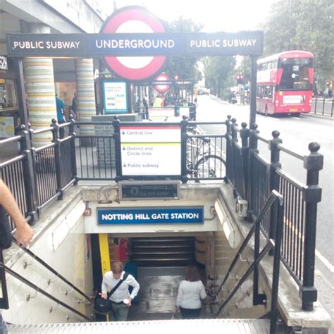Notting Hill Gate Station • Richard Walks London