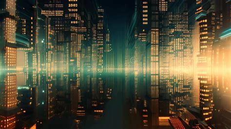 3d Render Of Abstract Digital Technology Background With Connecting