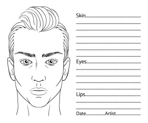 Blank Male Face Template Blank Male Face Template