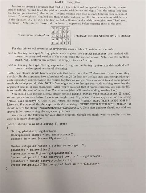 Solved Project 1 Encryption Methods Overview The First