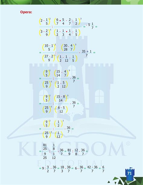MatemÁticas 7mo Grado 1 Kingdom Editorial Página 73 Flip Pdf En