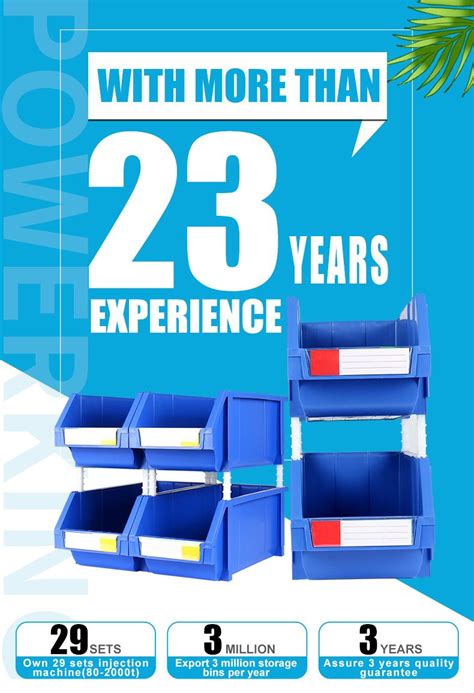 China Stackable Storage Picking Boxes Hardware Storage Bins For