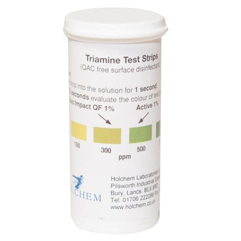 Triamine Test Strips