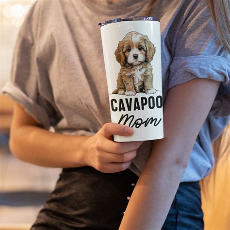 Cavapoo Mom Tumbler Cavapoo Lover Tumbler For Cavapoo Owner Cavapoo