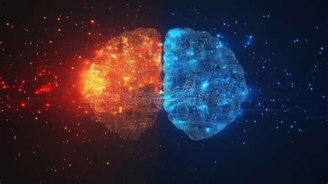 Electric Circuit Patterns Connecting Two Brains Representing The Idea