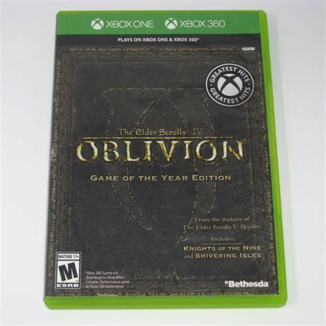 Elder Scrolls Iv Oblivion Goty Edition Xbox One Xbox 360 Ebay
