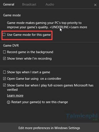 How To Enable And Disable Game Mode On Windows 10 To