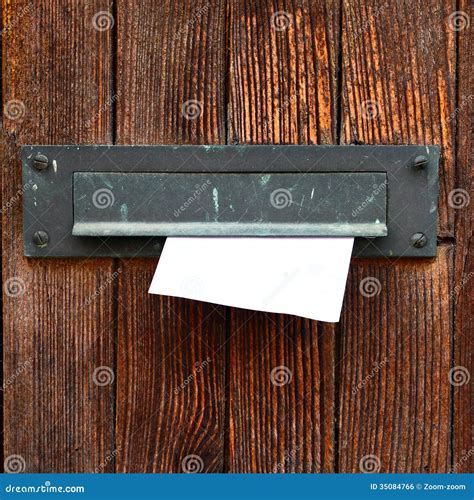 Cassetta Della Posta Fotografia Stock Immagine Di Servizio 35084766