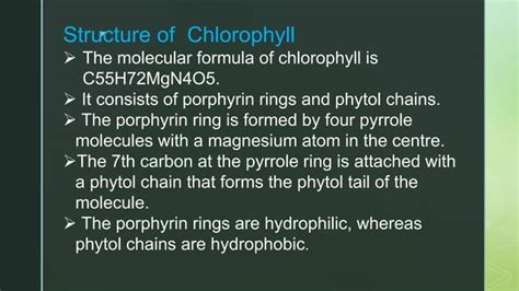 Structure And Biological Role Of Hemoglobin Myoglobin And Chrophyll Biological Nitrogen Fixation